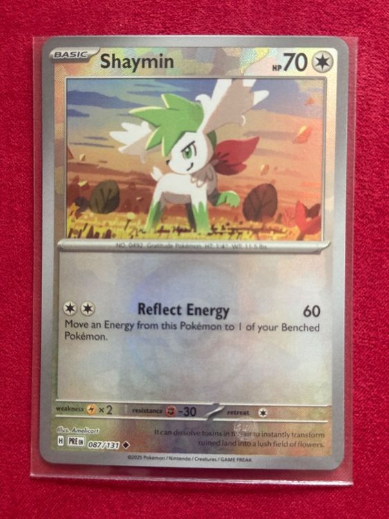Prismatic Evolutions Shaymin Pokeball 087/131 PRE/EN (Neu (gemäss ...