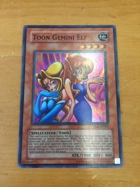 Yu-Gi-Oh Toon Gemini Elf Karte | Kaufen auf Ricardo