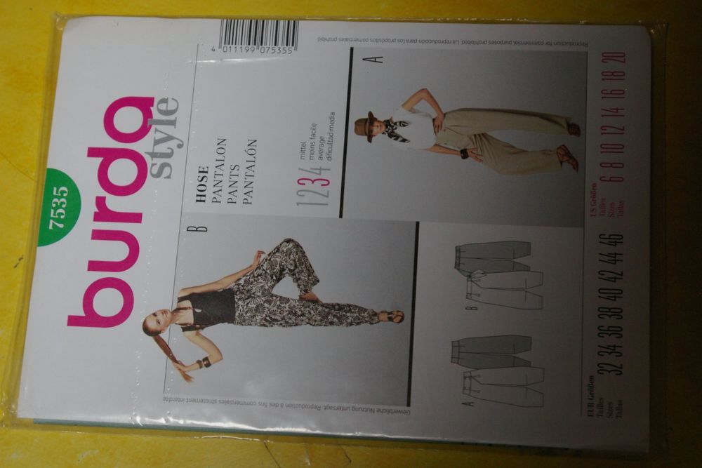 BURDA 7535 | Kaufen auf Ricardo