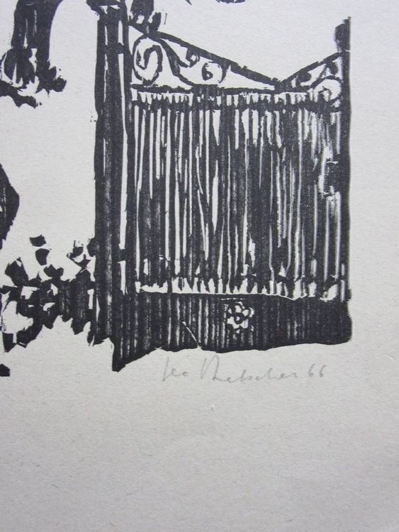 GEO BRETSCHER HOLZSCHNITT SIGNIERT (Gebraucht) in Gersau für CHF 28 – mit Lieferung auf Ricardo ...