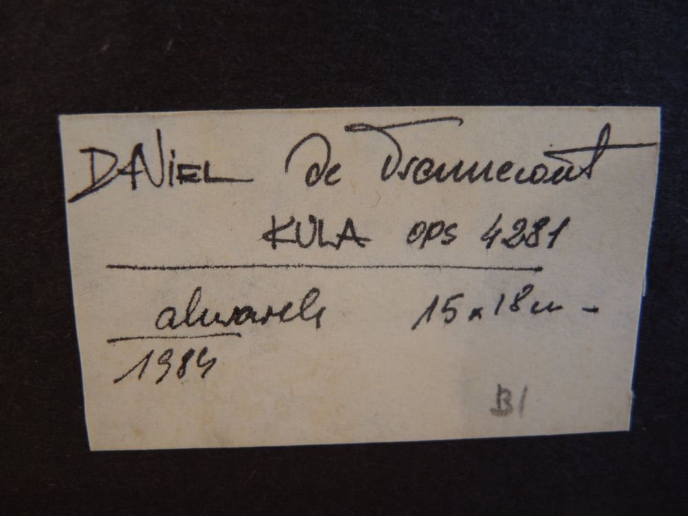 Daniel de Tramecourt KULA BALL signiert Aquarell Gemälde (Gebraucht) in ...