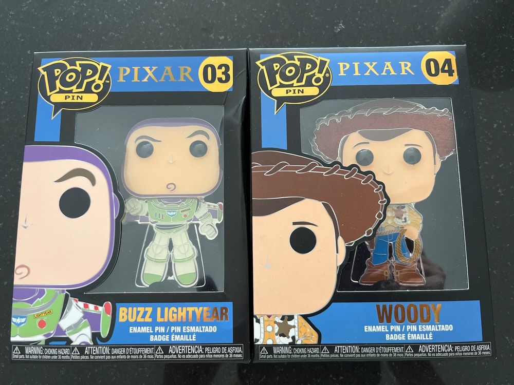 Funko Pin’s PIXAR DISNEY/ WOODY/BUZZ | Kaufen auf Ricardo