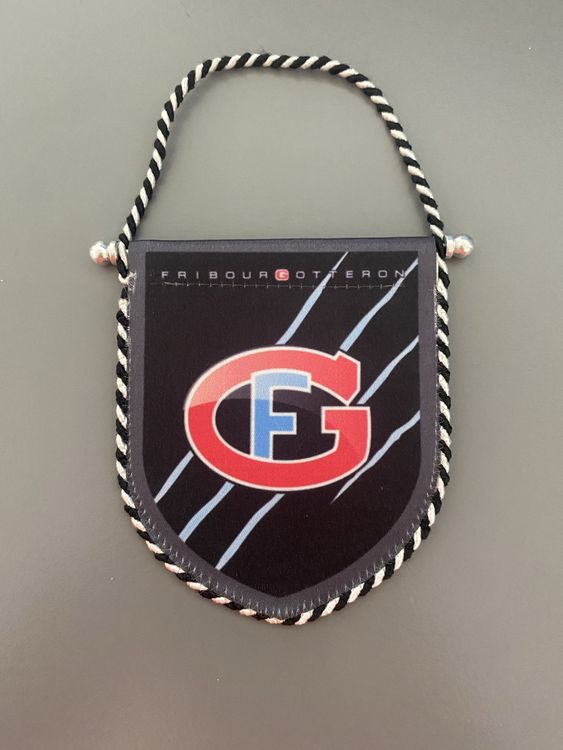 Fanion Gottéron Fribourg Dragon & Logo | Kaufen auf Ricardo