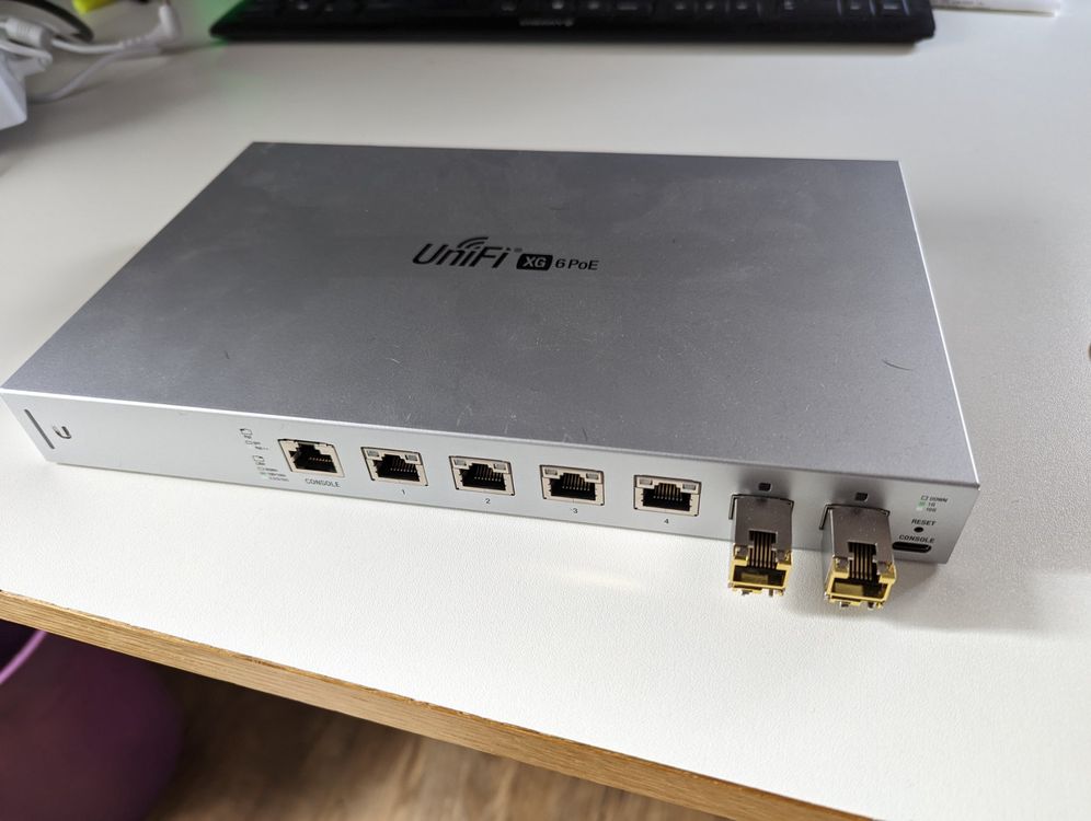 PoE Switch UniFi US-XG-6POE 6 Port 10 GB inkl. 2 SFP Module | Kaufen ...