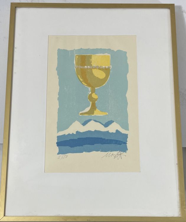 Interessanter Holzschnitt unleserlich Signiert | Kaufen auf Ricardo