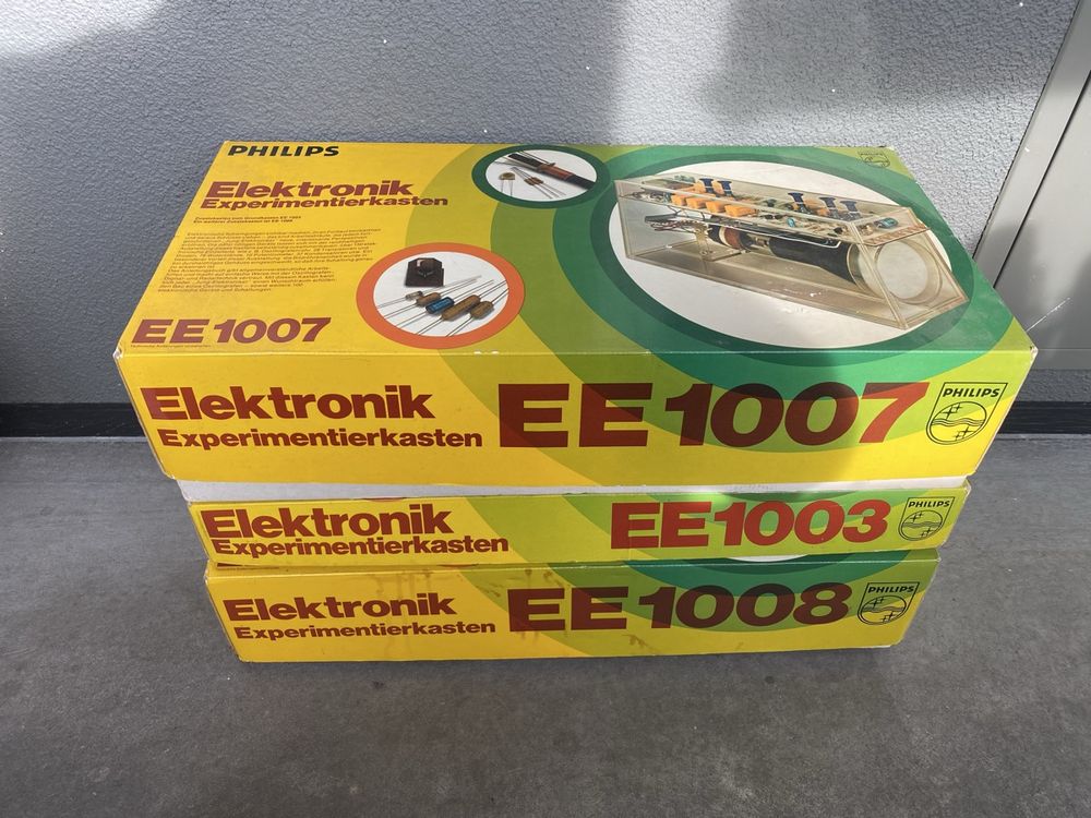 Philips Elektronik Experimentierkasten ee1007 ee1003 ee1008 (Gebraucht ...