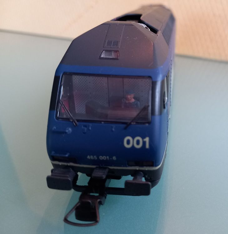 Roco Re 465 001 blau DC analog | Kaufen auf Ricardo