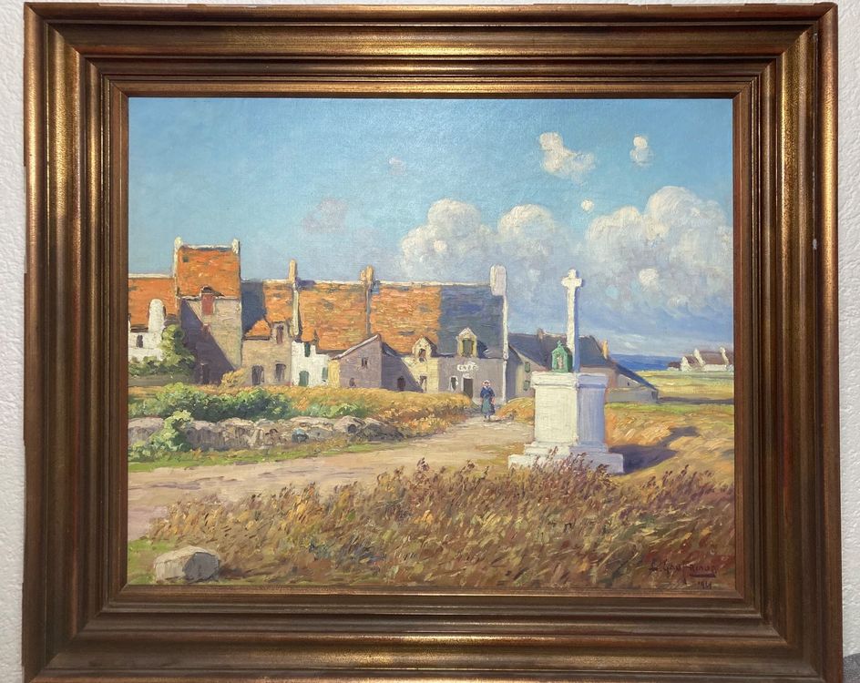 ÉMILE GAUFFRIAUD 1929 HUILE SUR TOILE | Kaufen auf Ricardo