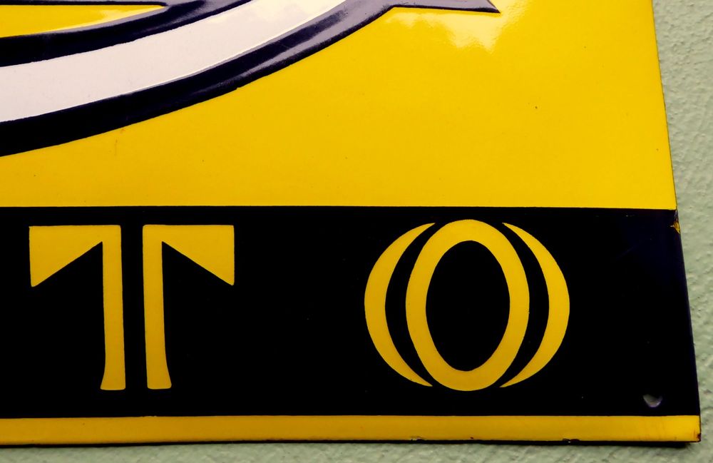 schönes altes original PERUTZ PHOTO FILM Reklame Emailschild | Kaufen ...