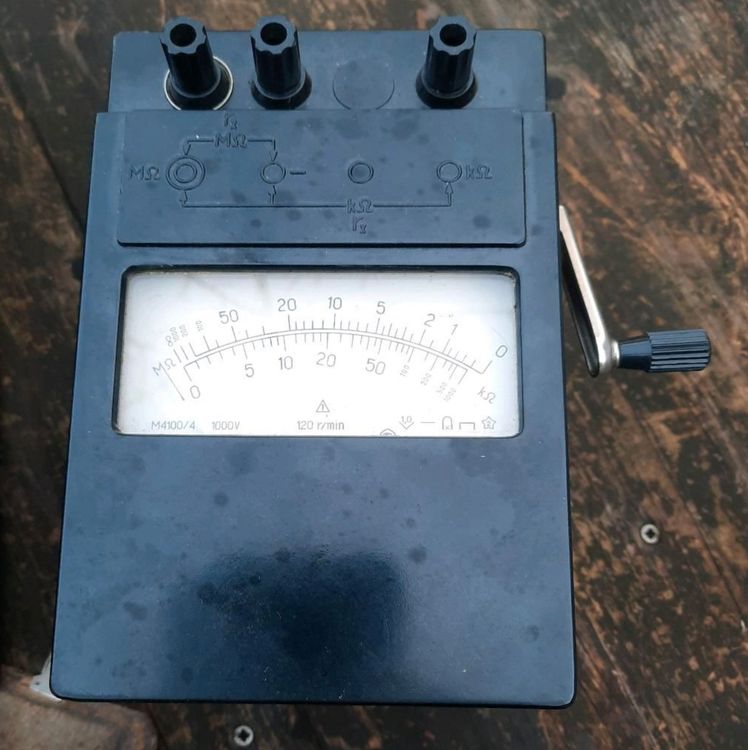Antiker Volt Ohmmeter 1950 Analog Messgerät Bakelit Gehäuse (Gebraucht ...