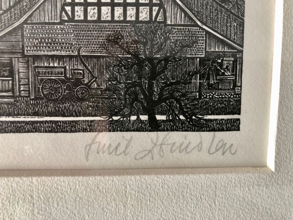 Holzschnitt "April" von Emil Zbinden | Kaufen auf Ricardo