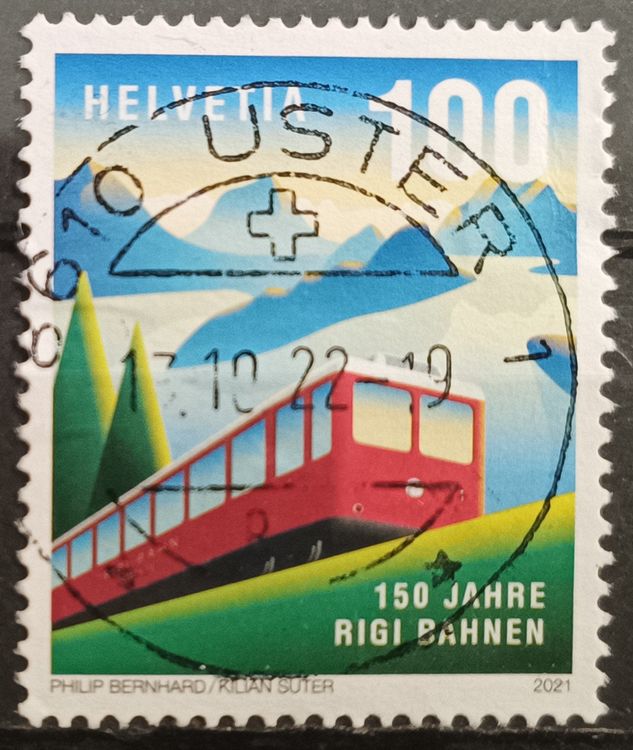 2021 150 Jahre Rigi Bahnen Top Stempel | Kaufen auf Ricardo