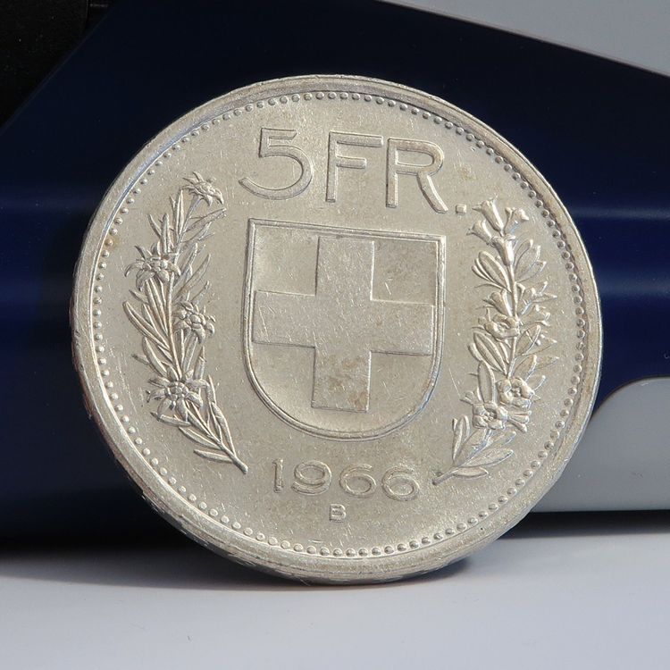5 Franken 1966, silber | Kaufen auf Ricardo