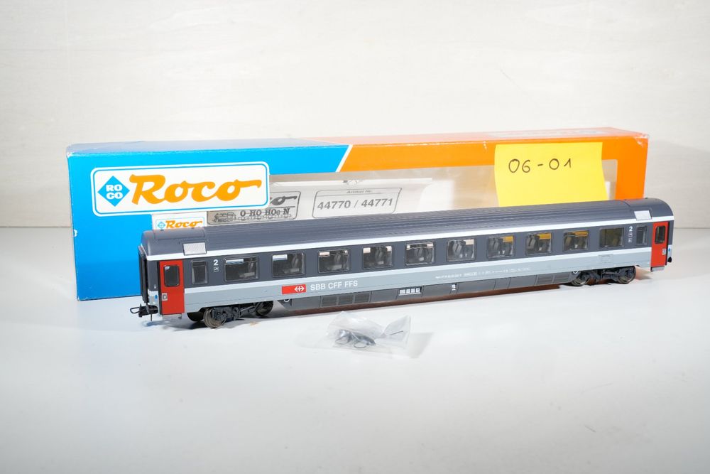 Roco h0 44770 SBB Personenwagen 2. Kl Eurocity Bpm 61 1:87 (Gebraucht ...