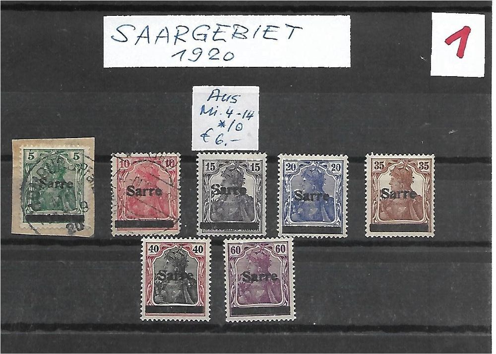 Saargebiet / Saarland ab 1920 | Kaufen auf Ricardo