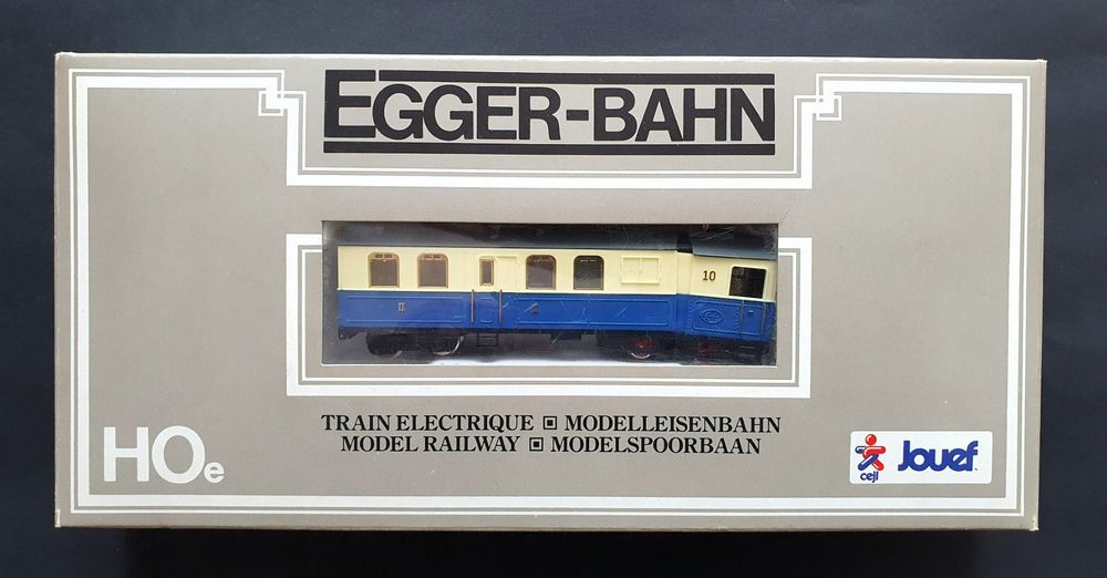 EGGER-BAHN, Jouef N° 815000, Ruhr-Lippe Dampftriebwagen, Neu (Neu und originalverpackt) in ...