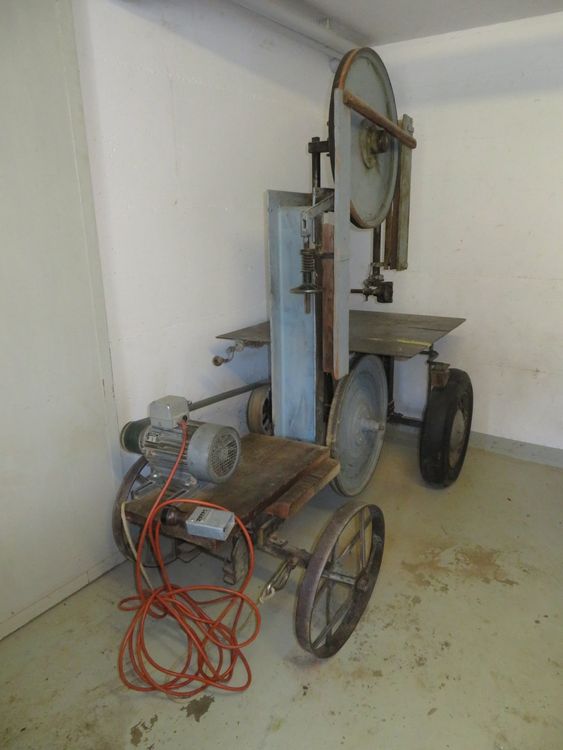 Alte grosse Bandsäge auf Wagen | Kaufen auf Ricardo