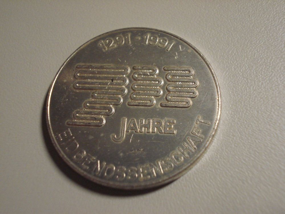Medaille 700 Jahre Shweiz, 1991 (Gebraucht) in Niederwil AG für CHF 1.1 – mit Lieferung auf ...