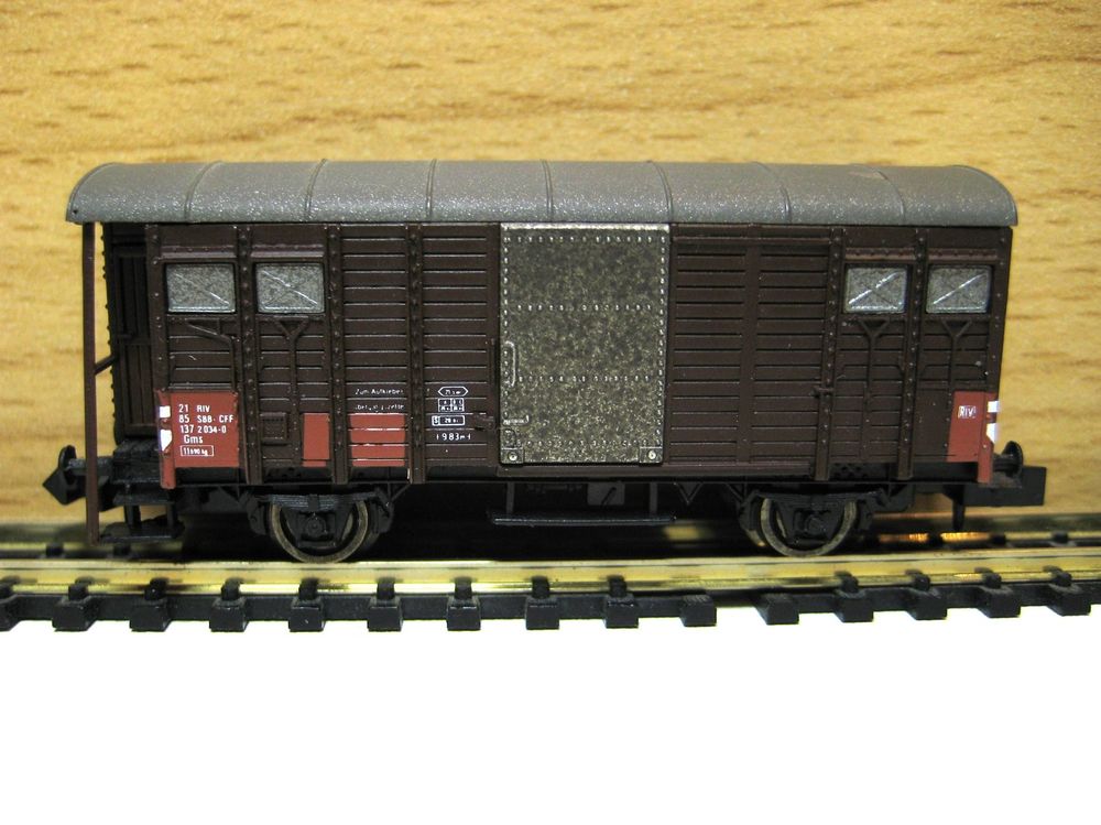 HOBBYTRAIN 31091 Gedeckter Güterwagen SBB gealtert neu OVP | Kaufen auf Ricardo