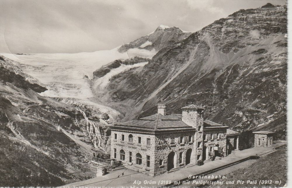 GR 272 Alp Grüm, Berninabahn, Palü und Palügletscher, 1946 (Gebraucht ...