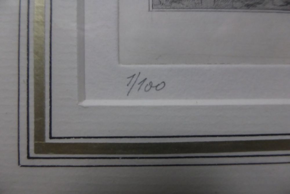 Markus Fürer - Trogen AR im Echtgoldrahm über Eck vergoldet (Neu und ...