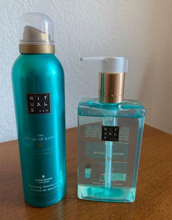 Rituals Karma Set Shower Foam + Hand Soap Neu Fullsize (Neu und ...