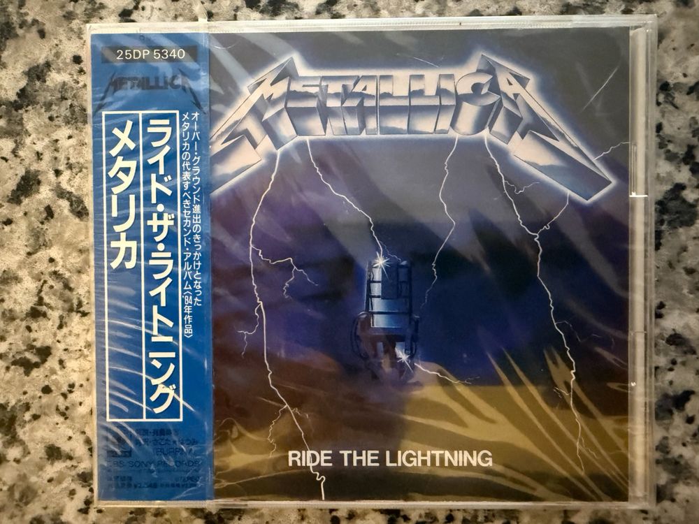 Metallica – Ride The Lightning [CD JPN 1988] (Neu (gemäss Beschreibung ...