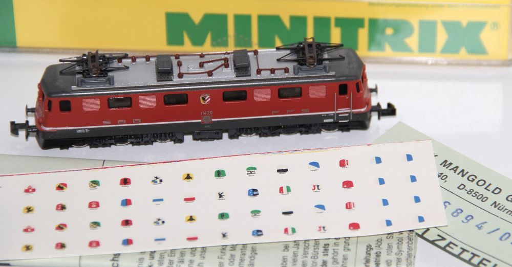 Minitrix 12967 - Ae 6/6 S/BB - Spur N - analog (Gebraucht) in Giebenach ...