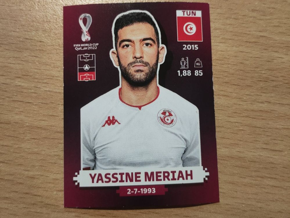 WM 2022 in Qatar TUN Nr. 10 YASSINE MERIAH (Neu (gemäss Beschreibung)) in für CHF 0.4 – mit ...