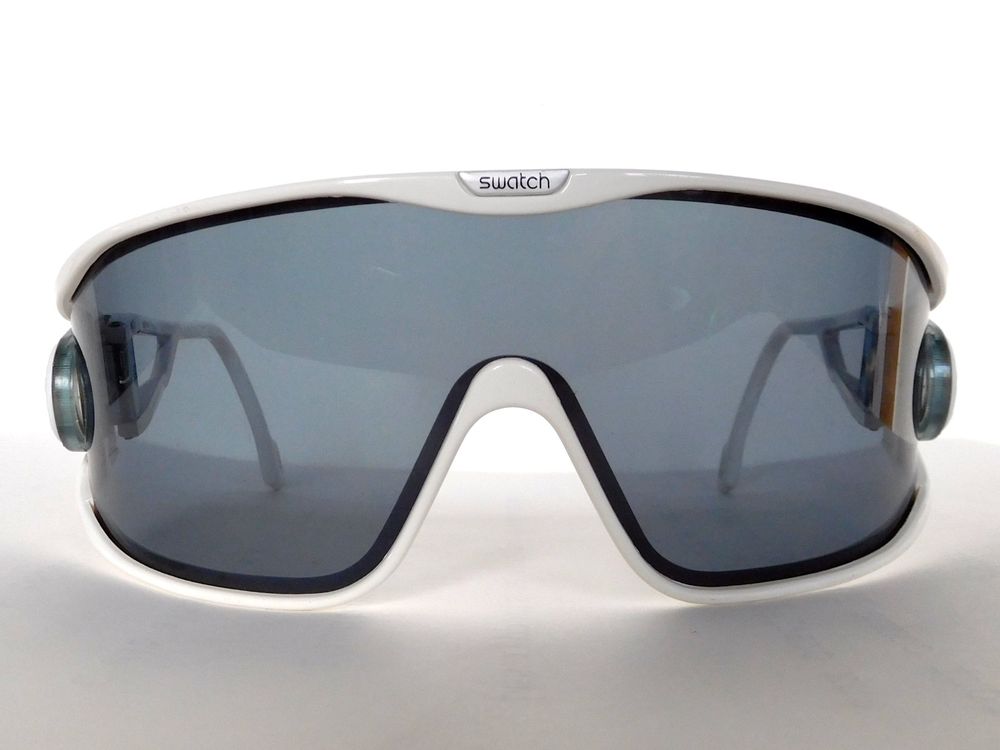 Swatch SHIELD Sonnenbrille Alpina 80er 90er Vintage weiss (Gebraucht ...
