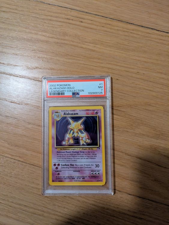 Alakazam Holo - ENG - PSA 7 - Pokemon Legendary Collection (Neu und ...