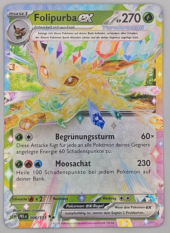 Pokemon Karte Folipurba ex DE | Kaufen auf Ricardo