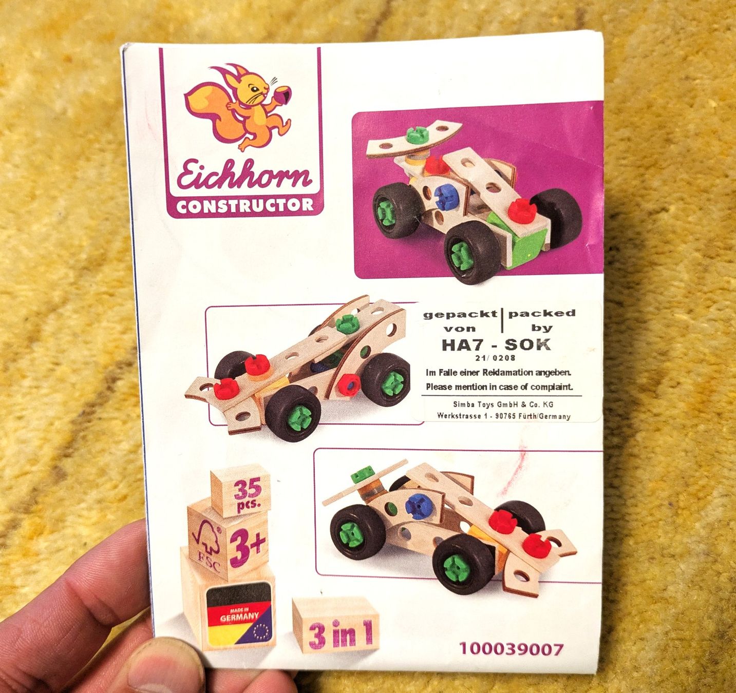 Eichhorn Constructor, Rennauto (Gebraucht) in Zürich für CHF 5 – mit Lieferung auf Ricardo kaufen