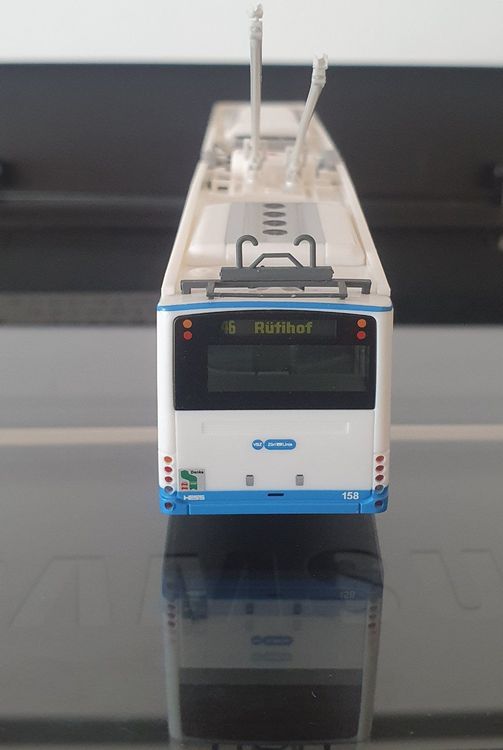 VK-Modelle VBZ Zürich "Linie 46" Hess Swiss Trolley Bus 1:87 (Gebraucht ...