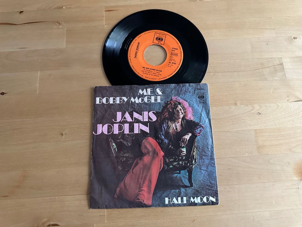 JANIS JOPLIN Me and Bobby McGee Kult hit Super Singel 70's (Gebraucht ...