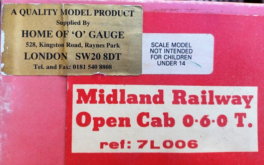 Spur 0, Slater's Kit, MR 1377 Class (Neu und originalverpackt) in ...