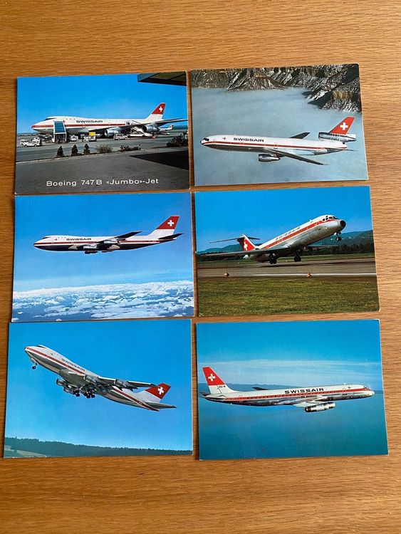 Swissair Ansichtskarten (Gebraucht) in Wabern für CHF 5 – mit Lieferung auf Ricardo kaufen