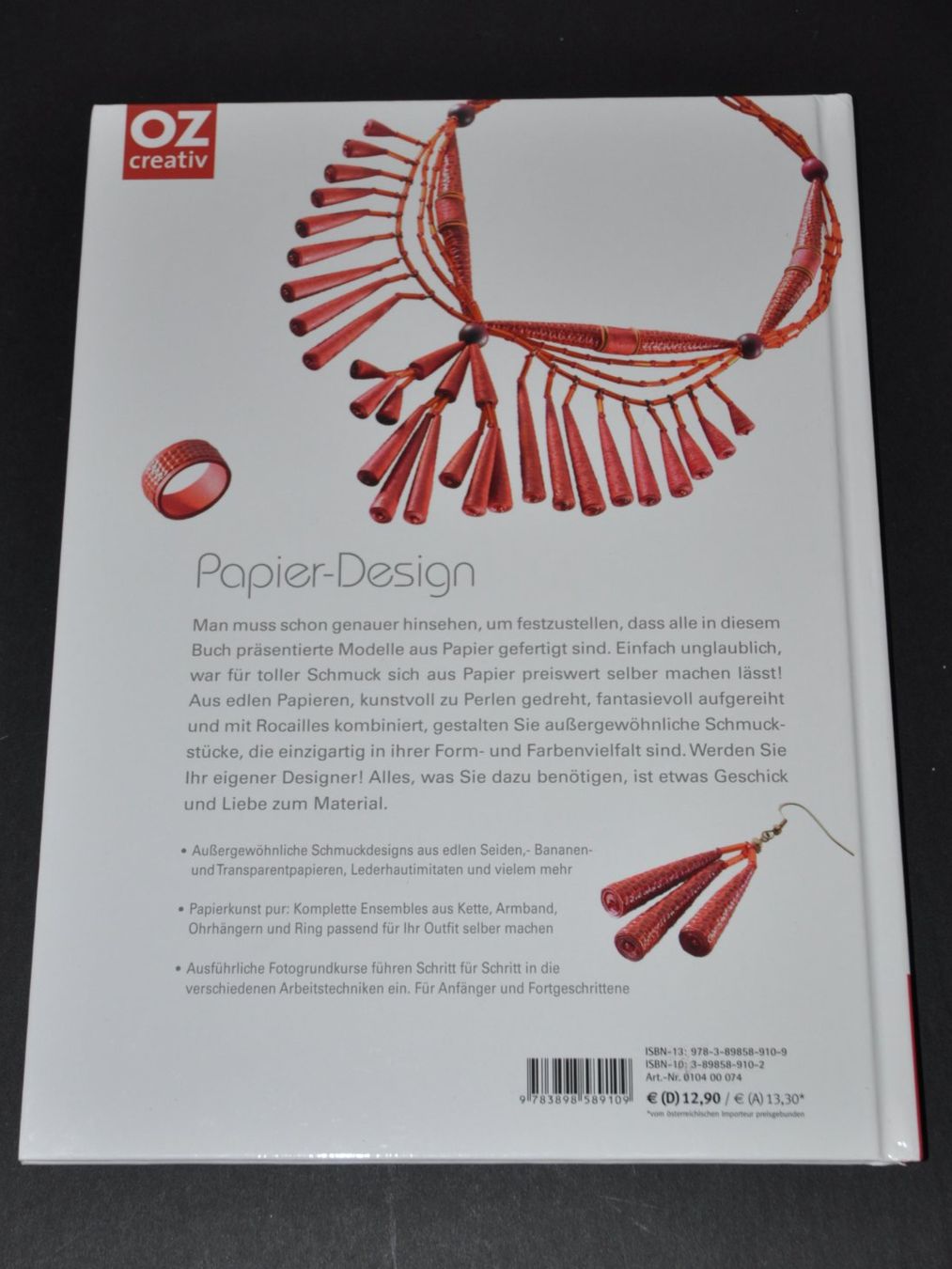 Designer-Schmuck aus Papier – Werner Schultze - Kreativbuch (Gebraucht ...