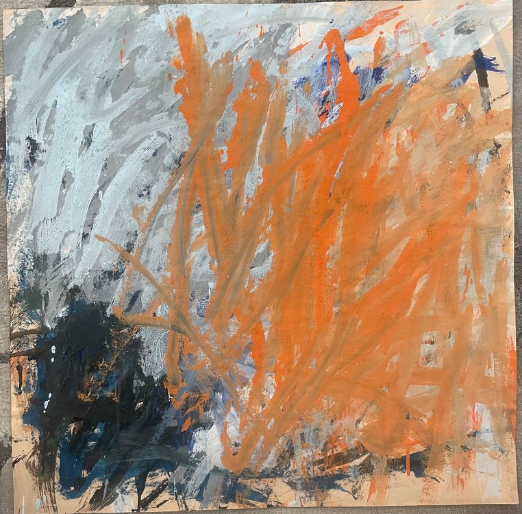 Grosse abstrakte Mischtechnik aus Galleri Nachlass | Kaufen auf Ricardo