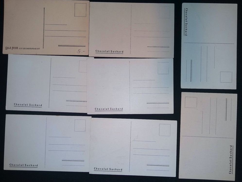 8 Suchard und Gala Peter Werbe Karten 19?? (Gebraucht) in Russo für CHF ...