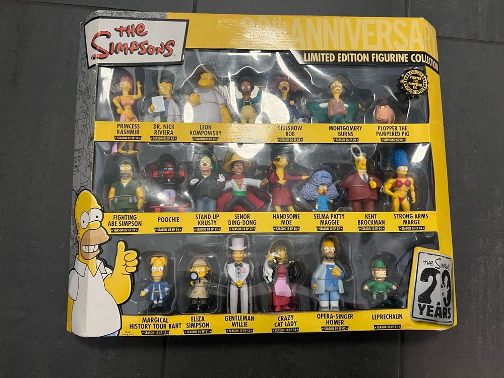 The Simpsons Limited Edition Figurine Collection 20 Years (Gebraucht ...
