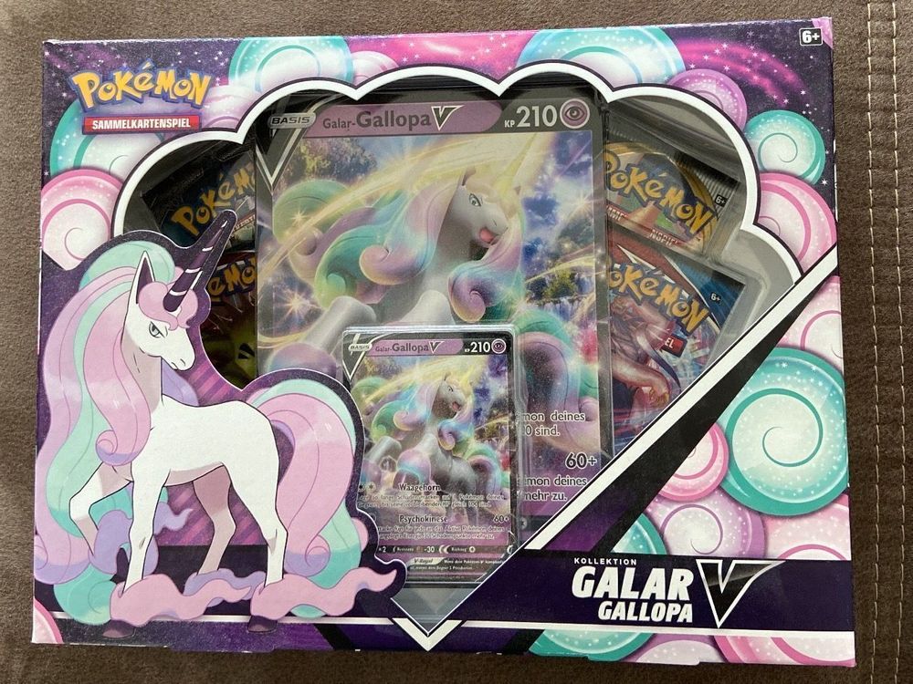 Pokémon Kollektion Galar Gallopa SammelKarten (Neu und originalverpackt ...