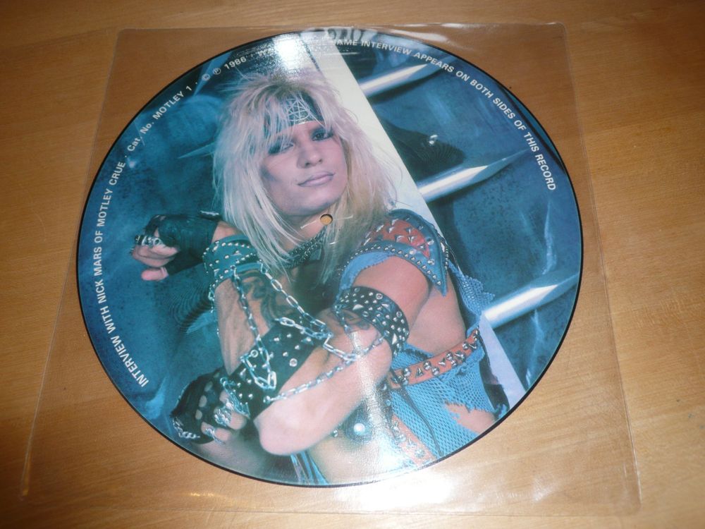 MÖTLEY CRÜE Mick Mars Interview Ltd. Picture Disc - UK 1986 (Neu und ...