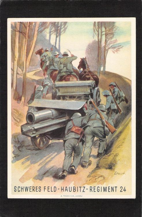 Einheitskarte Nr. 36 , Schweres Feld-Haubitz-Regiment 24 (Gebraucht) in Reichenburg für CHF 22 ...