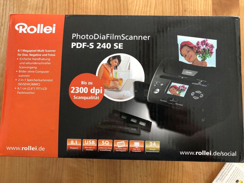 Dia & Foto Scanner Rollei PDF-S 240 | Kaufen auf Ricardo
