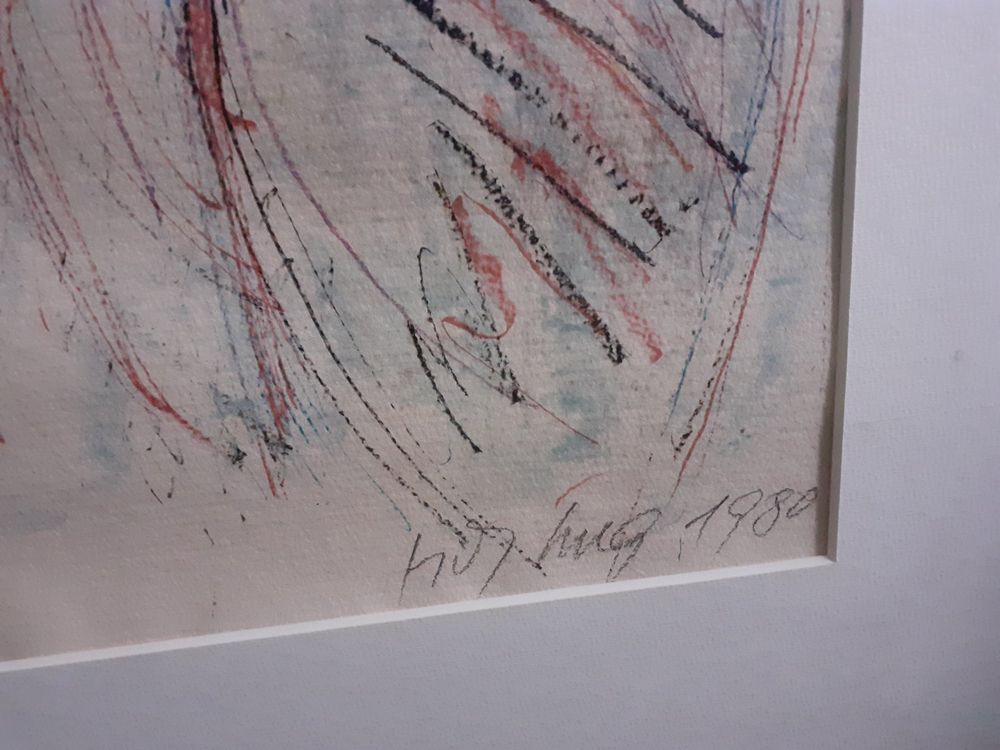 grosse Orig. Lithografie Fritz Hug nummeriert signiert Adler (Gebraucht) in Küssnacht am Rigi ...