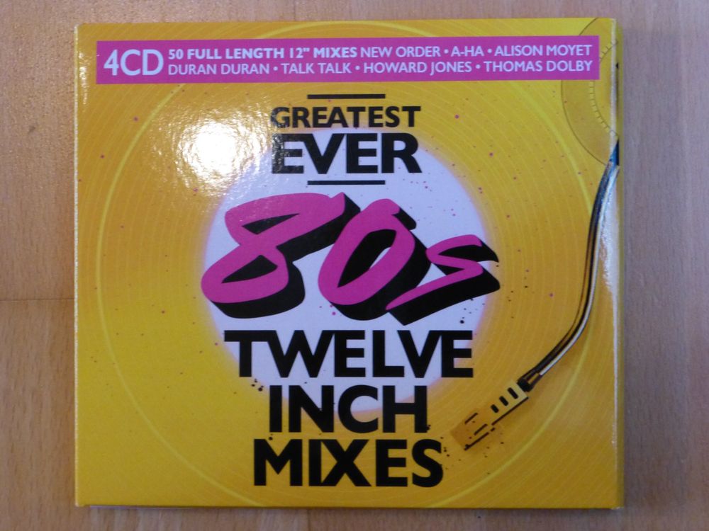 4CD Box Greatest Ever 80s Twelve Inch Mixes (Neu (gemäss Beschreibung ...