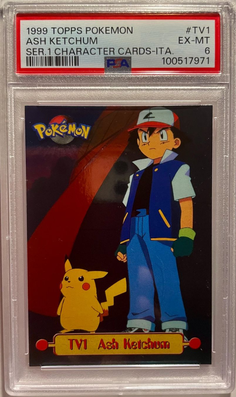 1999 Pokemon Karte TV Ash Ketchum Series 1 PSA 6 (Neu (gemäss ...