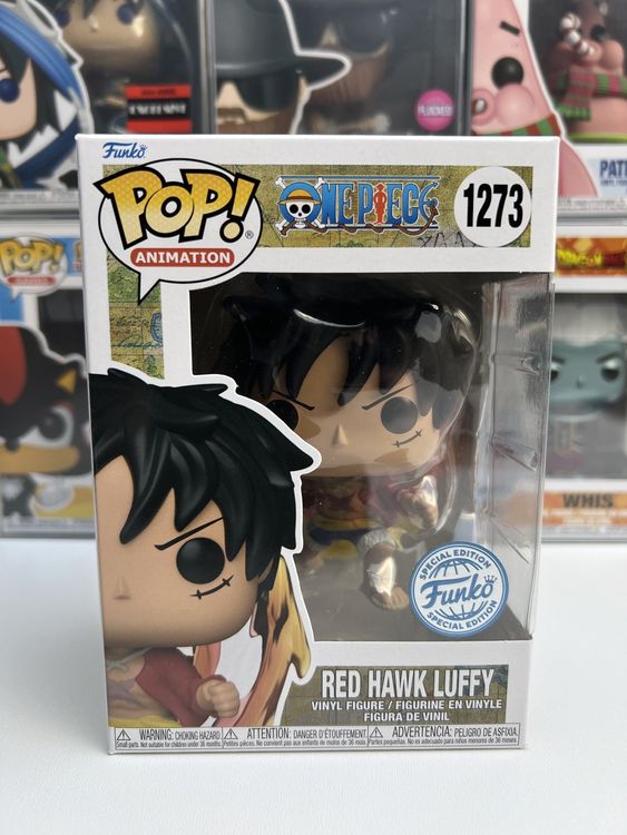 Funko POP! Animation One Piece Red Hawk Luffy Edition Limité (Neu und ...