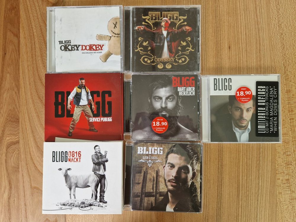 Grosses Bligg Set - 7 Alben | Kaufen auf Ricardo
